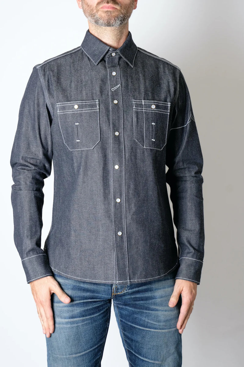 FITTED UNDRGROUND - CHELSEA Indigo Selvedge Workshirt – City Workshop ...