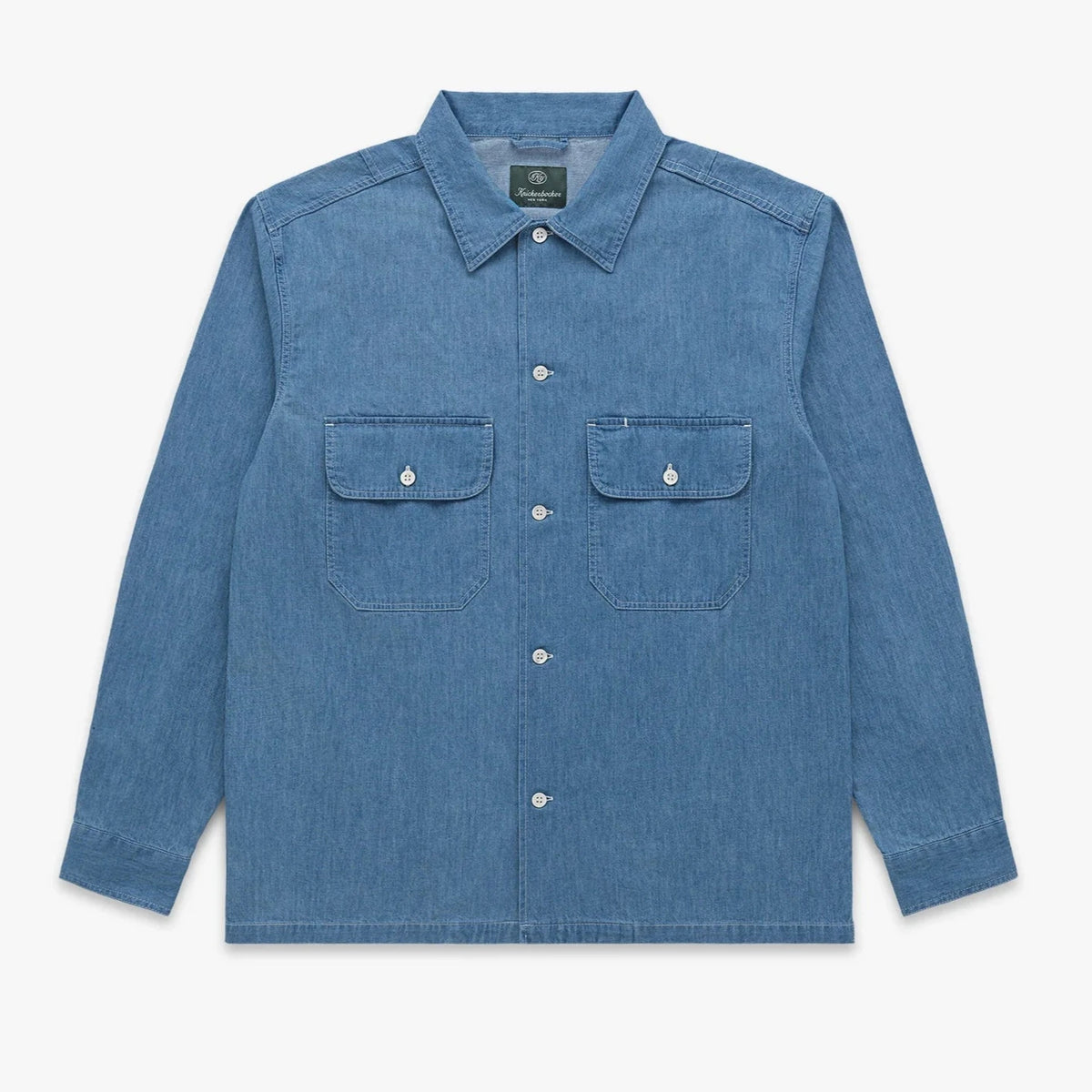 Knickerbocker - Service Denim Shirt in Light Wash Indigo – City ...