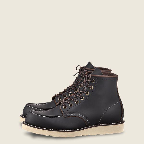 Red Wing Heritage 6 Inch Classic Moc #8849 // Black Prairie Leather ...